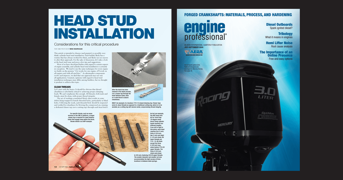 Head Stud Installation – Engine Professional