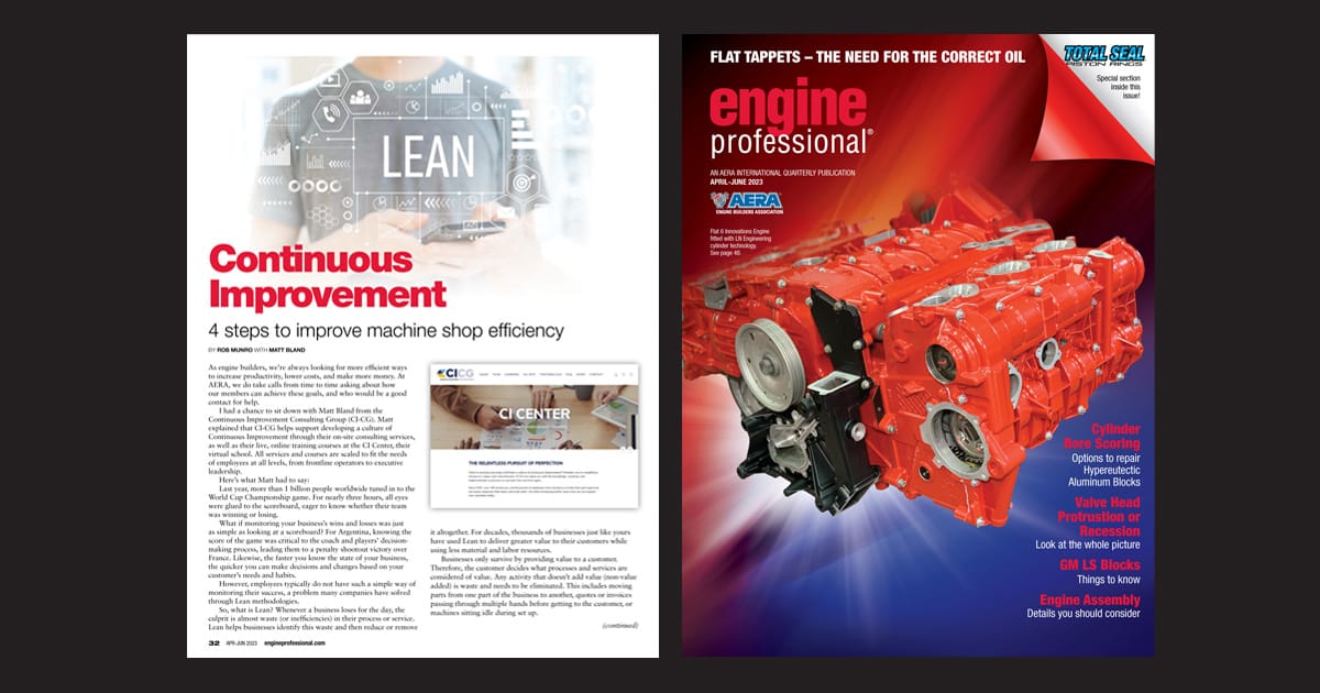 Continuous Improvement – Engine Professional