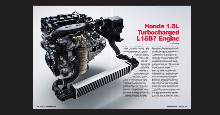 Honda 1.5L Turbocharged L15B7 Engine – Engine Professional